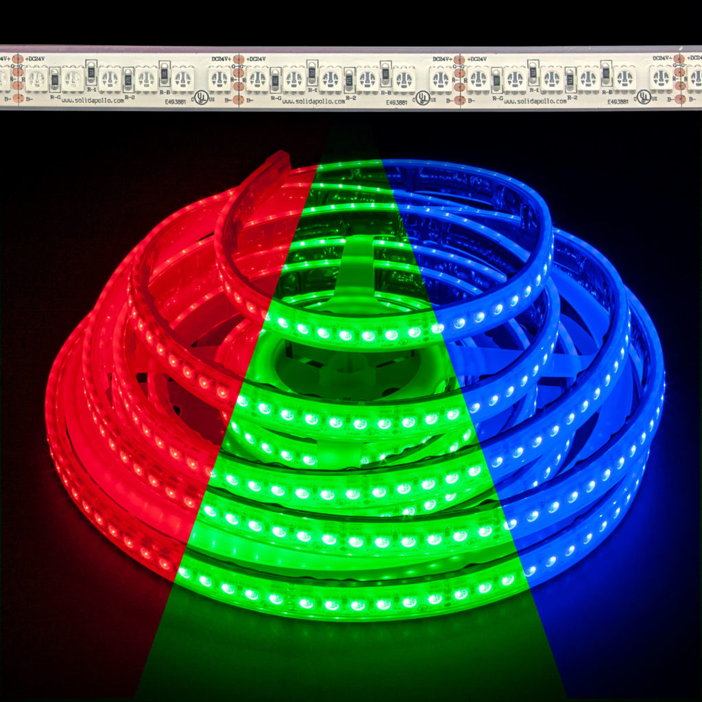 New Waterproof Color Changing RGB 5050 144W LED Strip & Waterproof 8 ...