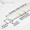 Warm White Driverless 5050 AC 120V LED Strip Light 3000K 120V AC