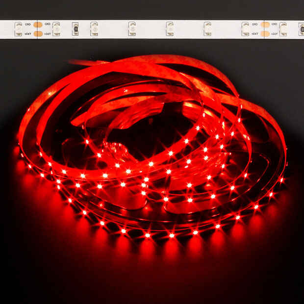 Red Flexible LED Strip Lights 24W